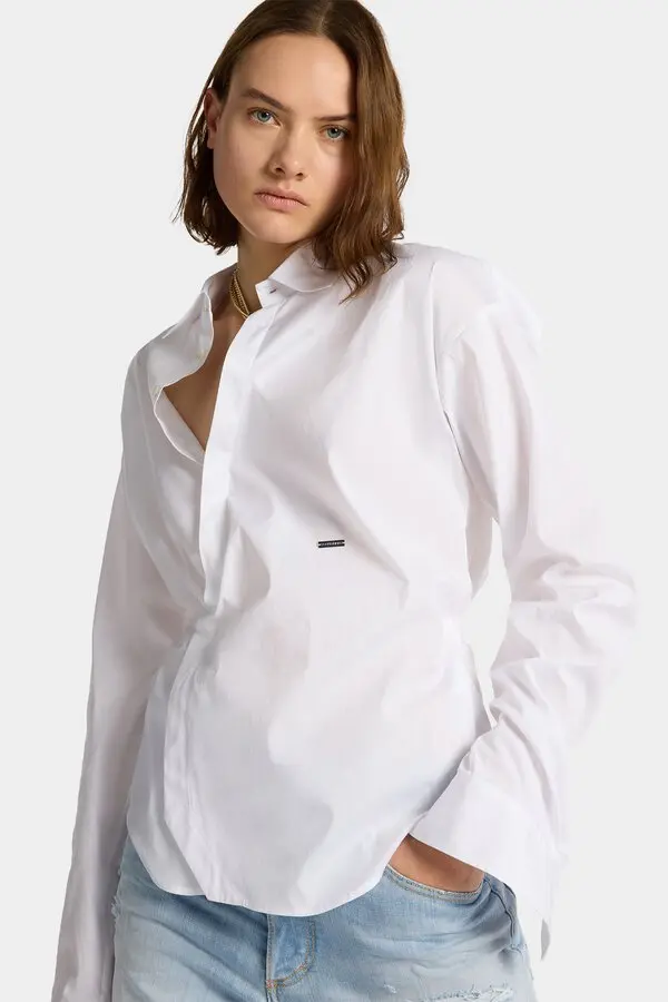 Dsquared2 Wrap Shirt - White