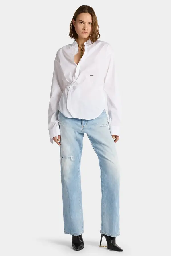 Dsquared2 Wrap Shirt - White