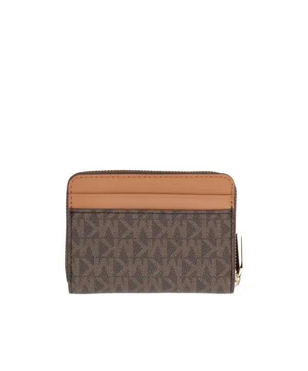 Michael Kors Jet Set Small Signature Logo Zip-around Card Case