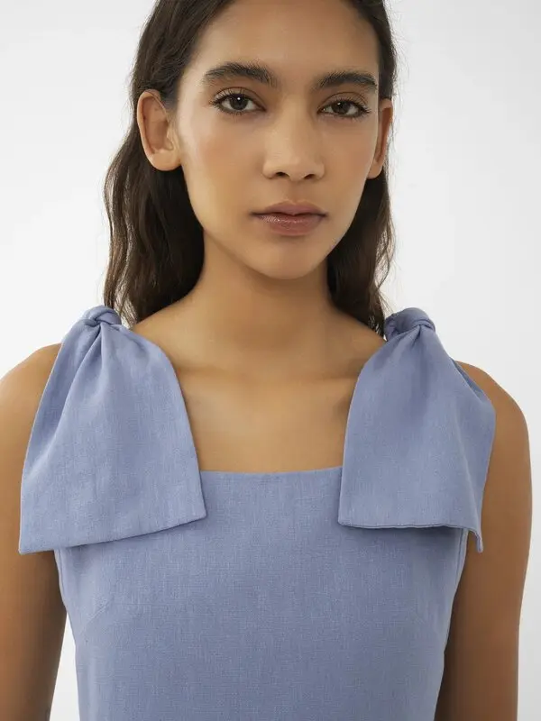Chloé Bow-detailed Sleeveless Dress