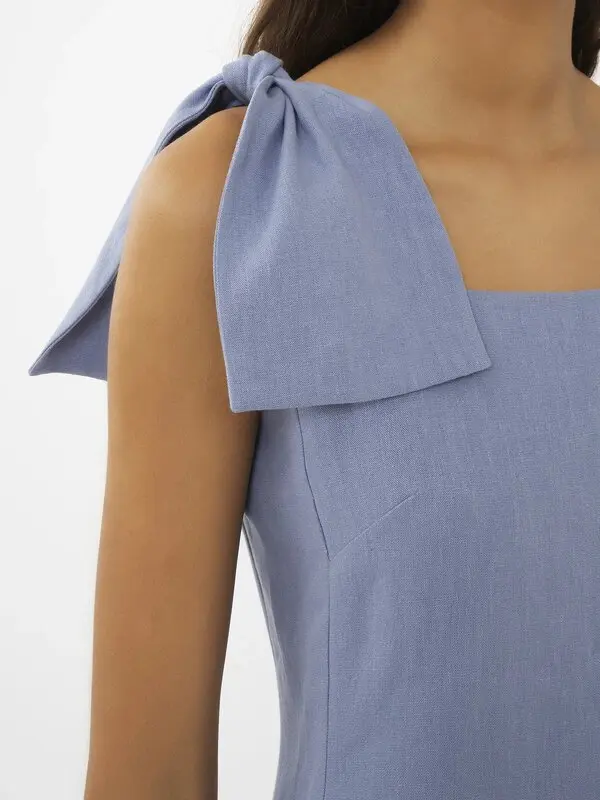 Chloé Bow-detailed Sleeveless Dress