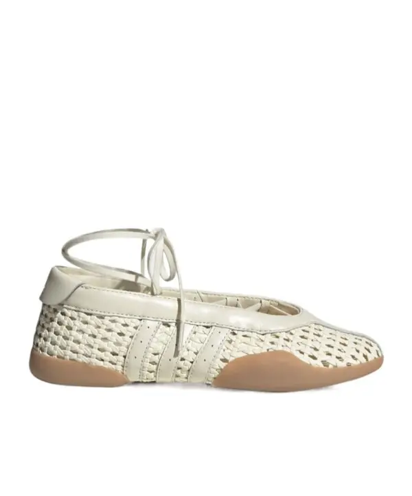 ADIDAS ORIGINALS Taekwondo Mei Lace-up Ballet Flats - Opal/opal/gel