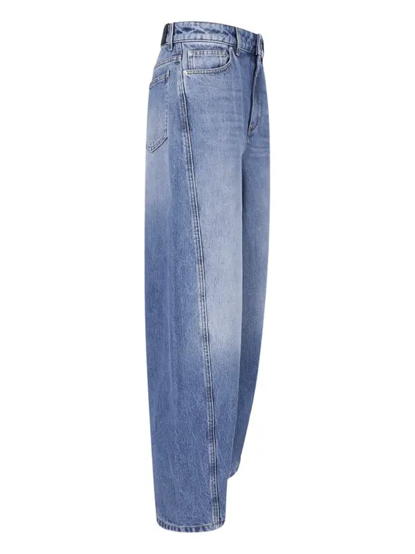 Givenchy Cocoon Wide-leg Jeans - Light Blue