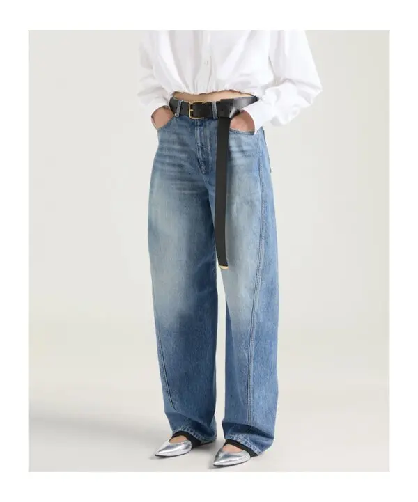 Givenchy Cocoon Wide-leg Jeans - Light Blue
