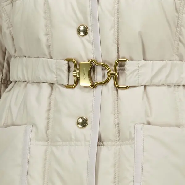 Moncler Cygnes Logo Patch Padded Jacket