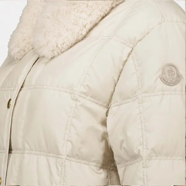 Moncler Cygnes Logo Patch Padded Jacket