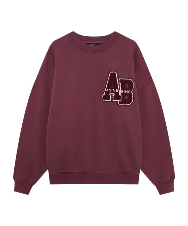ANINE BING Miles Sweatshirt - Fig