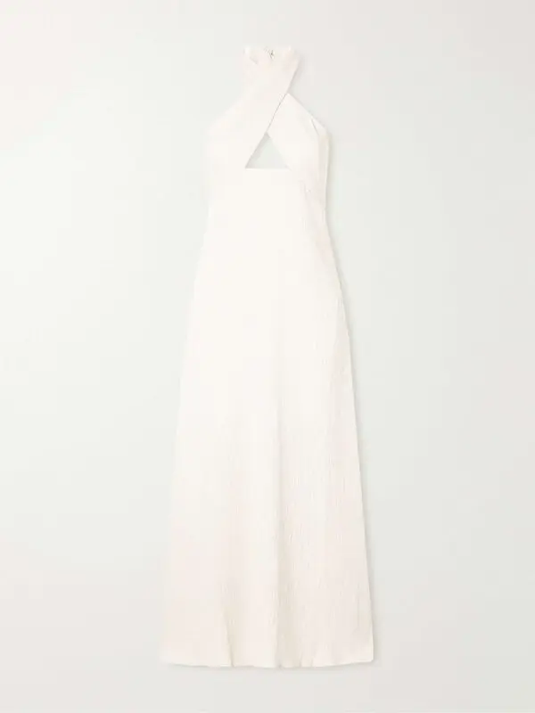 Johanna Ortiz Light Heart' Gauze Halterneck Maxi Dress
