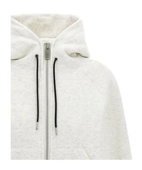 Sacai Zip-up Drawstring Hoodie
