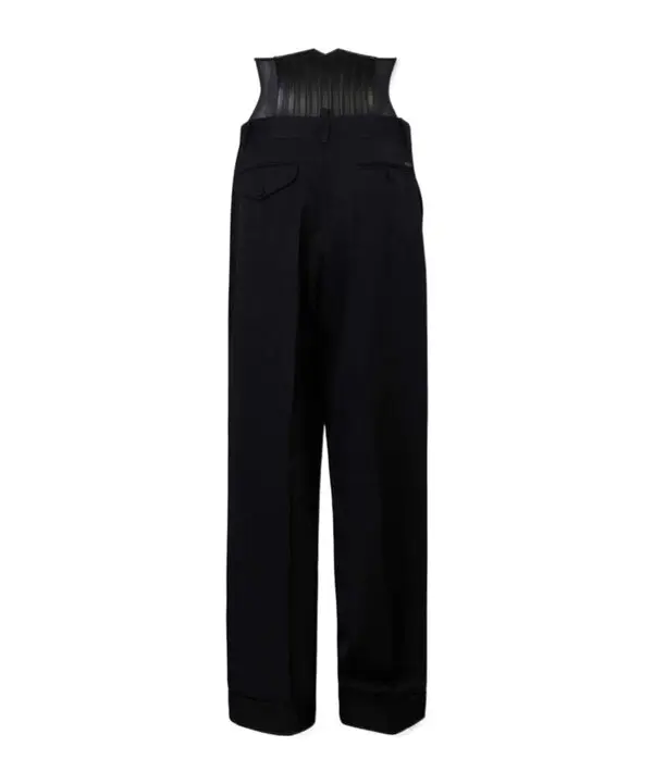 Dsquared2 Tailored2 Corset Wide Pant - Black