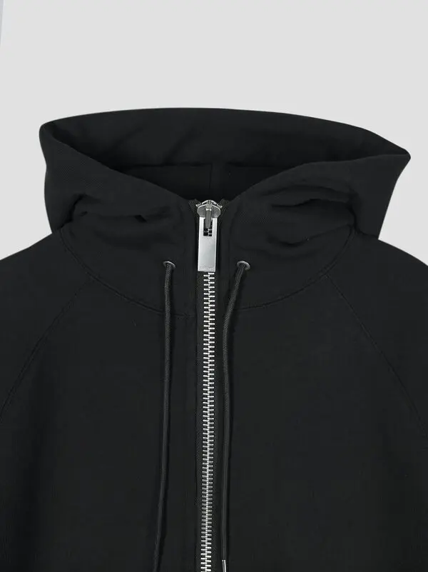 Sacai Zip-up Drawstring Hoodie