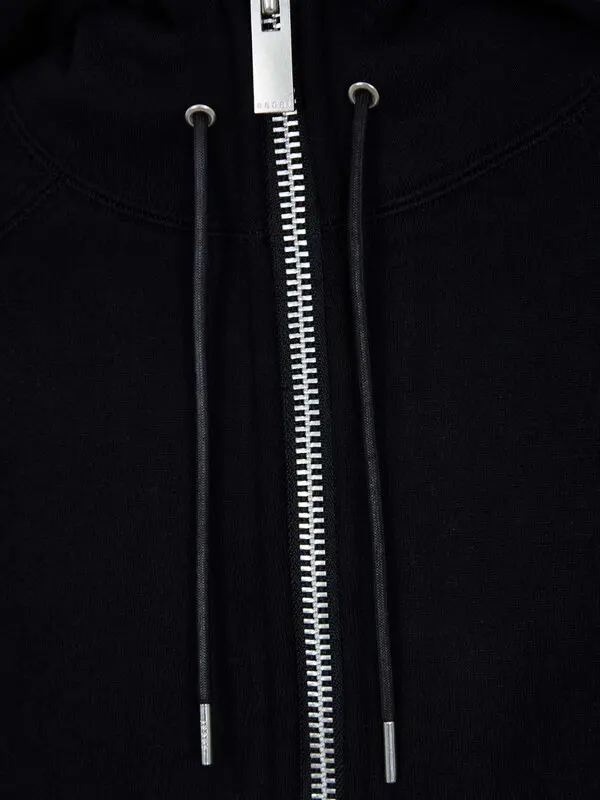 Sacai Zip-up Drawstring Hoodie
