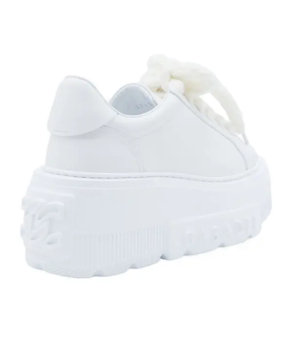 Casadei Round-toe Lace-up Platform Sneakers