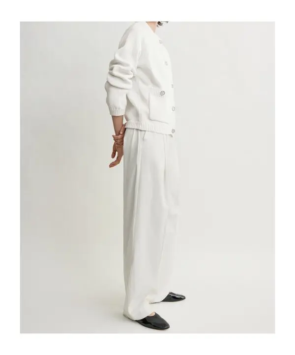 TOTEME Hammered Button Cotton Cardigan