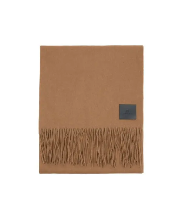ANINE BING Augustina Fringed Wool Scarf