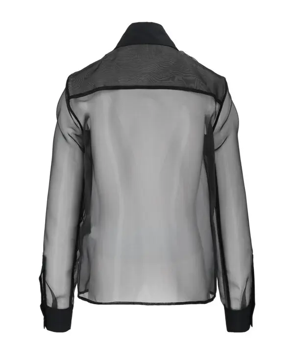 Elisabetta Franchi Long-sleeve Sheer Shirt
