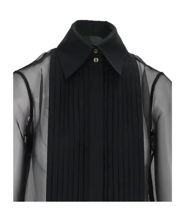 Elisabetta Franchi Long-sleeve Sheer Shirt