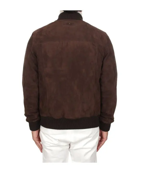 Paul & Shark Suede Bomber Jacket