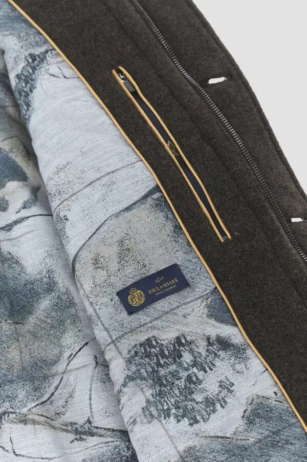 Paul & Shark Lined Wool Car Coat