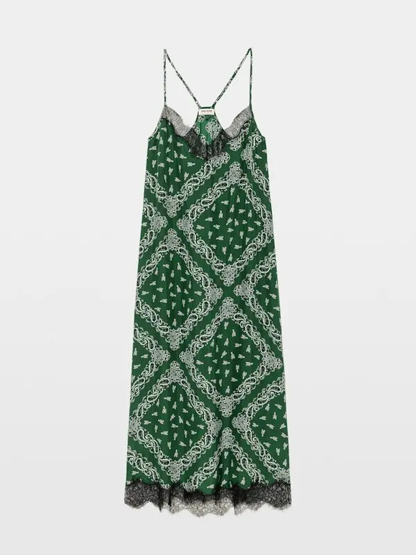 Zadig&Voltaire Respa Silk Dress - Meadow