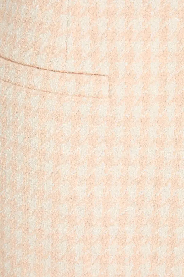 ANINE BING Vanessa Houndstooth Bouclétweed Mini Skirt