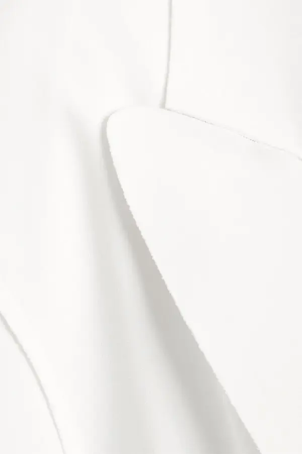 Norma Kamali Belted Cady Midi Dress