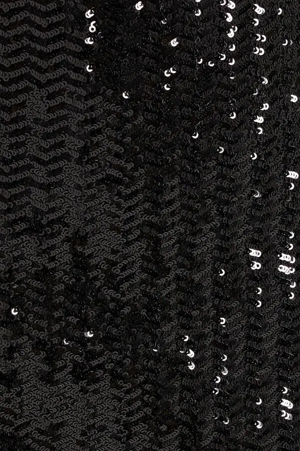 ANINE BING Sequined Tulle Mini Skirt