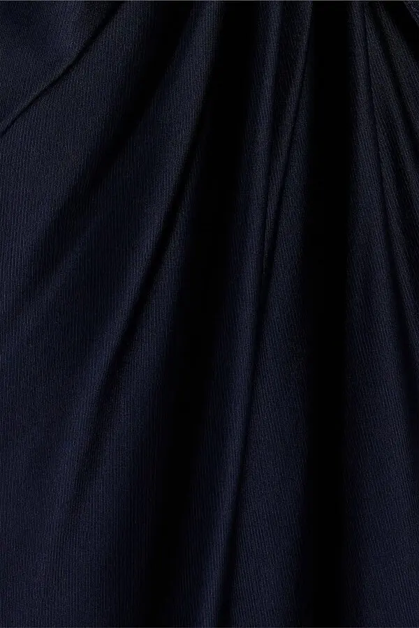 Rabanne Asymmetric Embellished Satin-jersey Maxi Dress