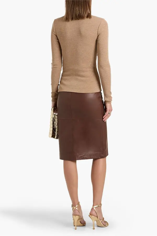 Rabanne Ruched Woolblend Top