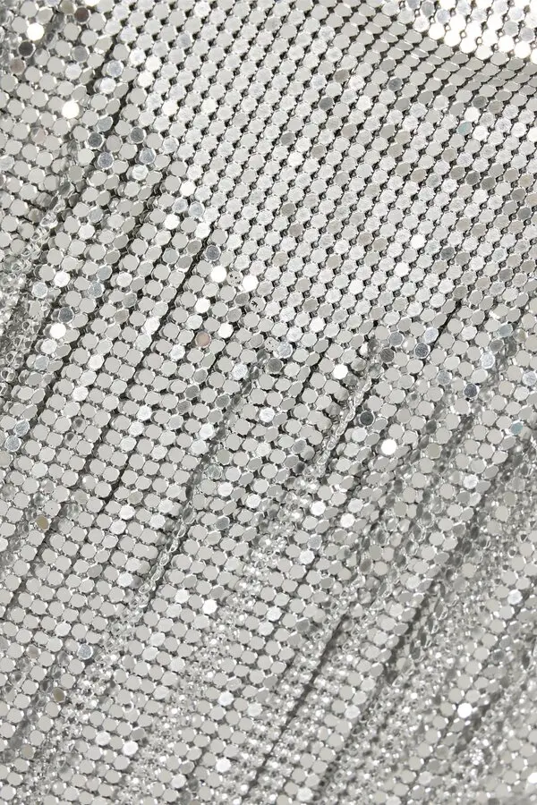 Rabanne Fringed Chainmail Top