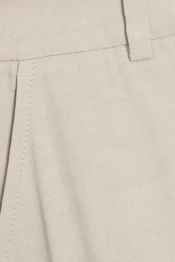 ANINE BING Kline Crepe Straight-leg Pants