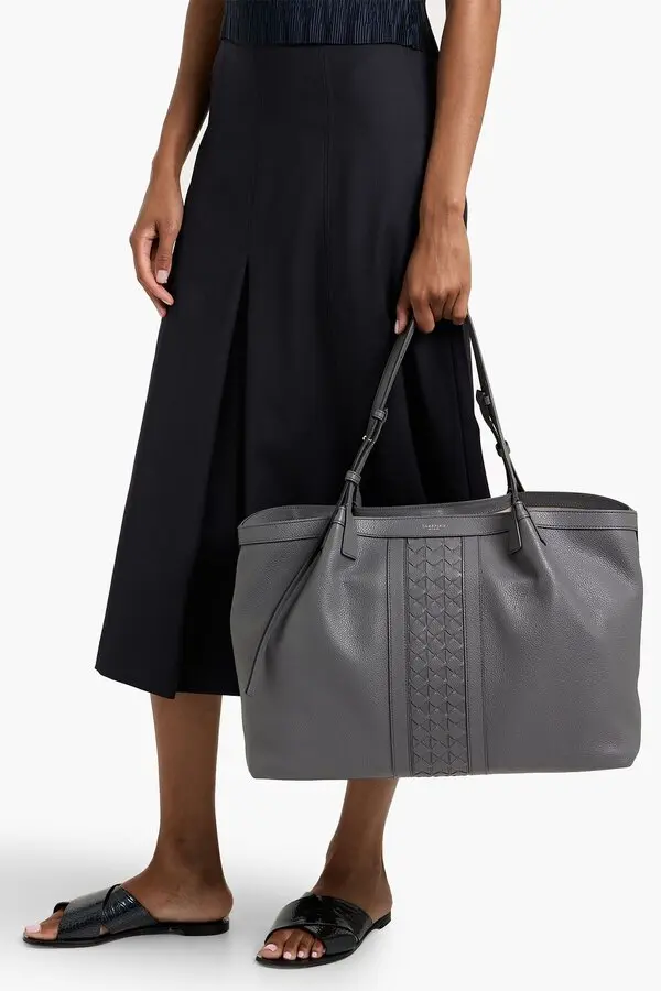 SERAPIAN Secret Texturedleather Tote