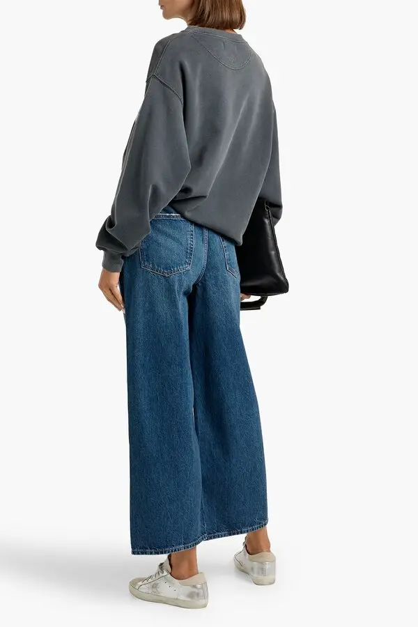 ANINE BING Rick High-rise Wide-leg Jeans