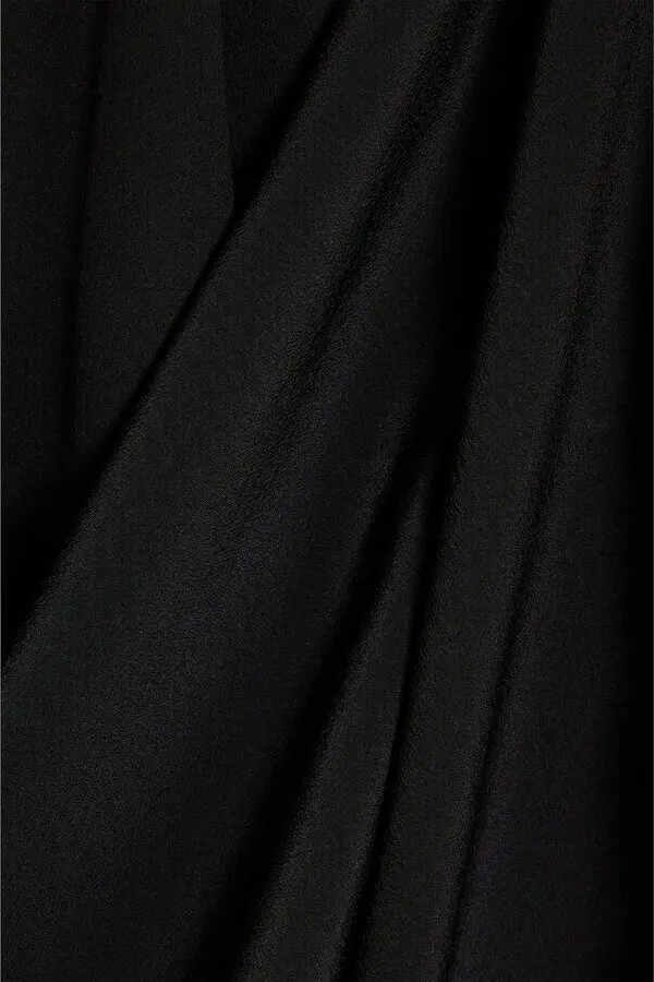 Victoria Beckham Draped Silk Midi Dress