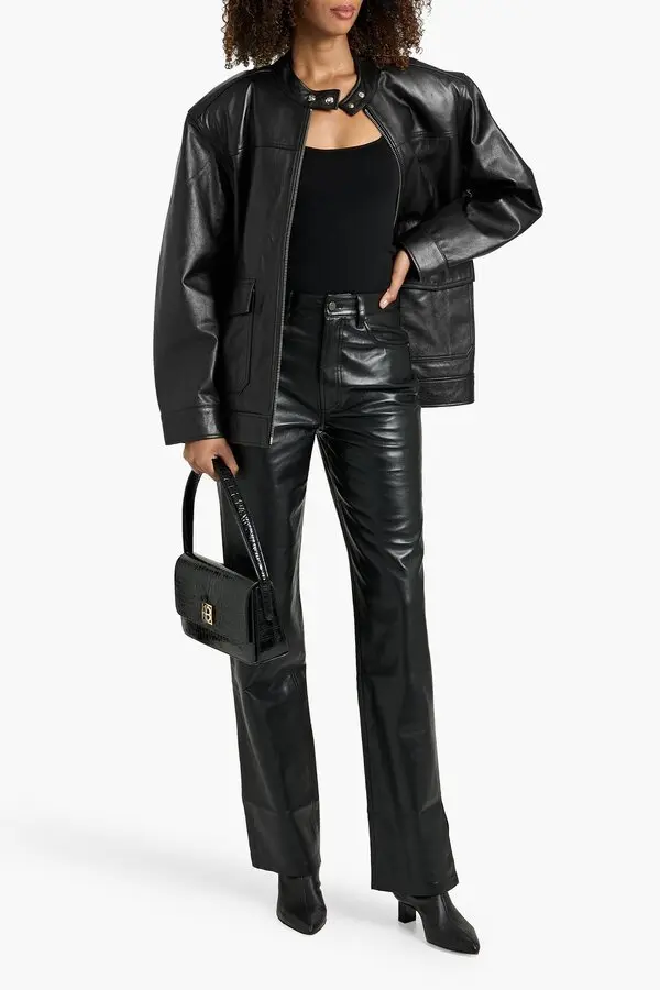 ANINE BING Henry Leather Jacket