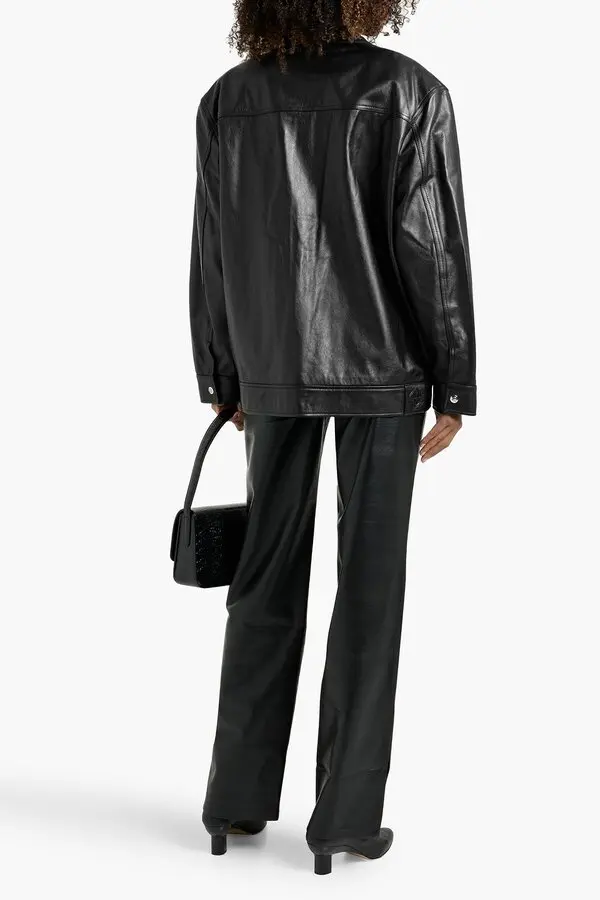 ANINE BING Henry Leather Jacket
