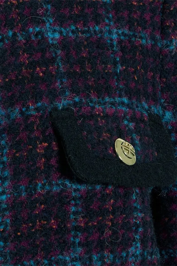 ANINE BING Lydia Checked Tweed Jacket