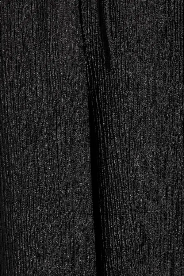 ANINE BING Constance Plissé Lyocellblend Maxi Dress