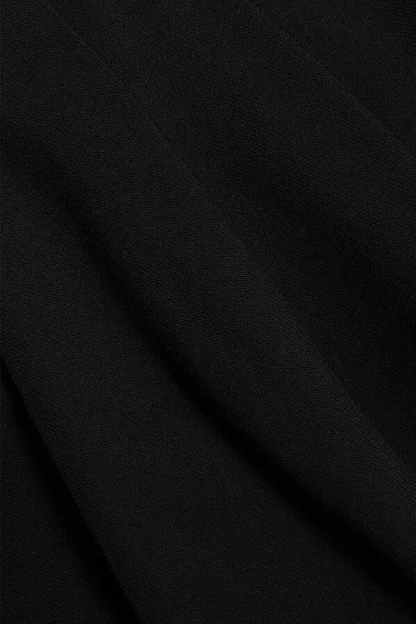 ANINE BING Halle Strapless Crepe Midi Dress