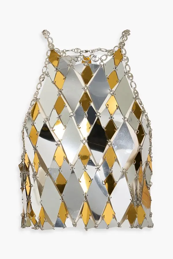 Rabanne Cropped Chainmail Top