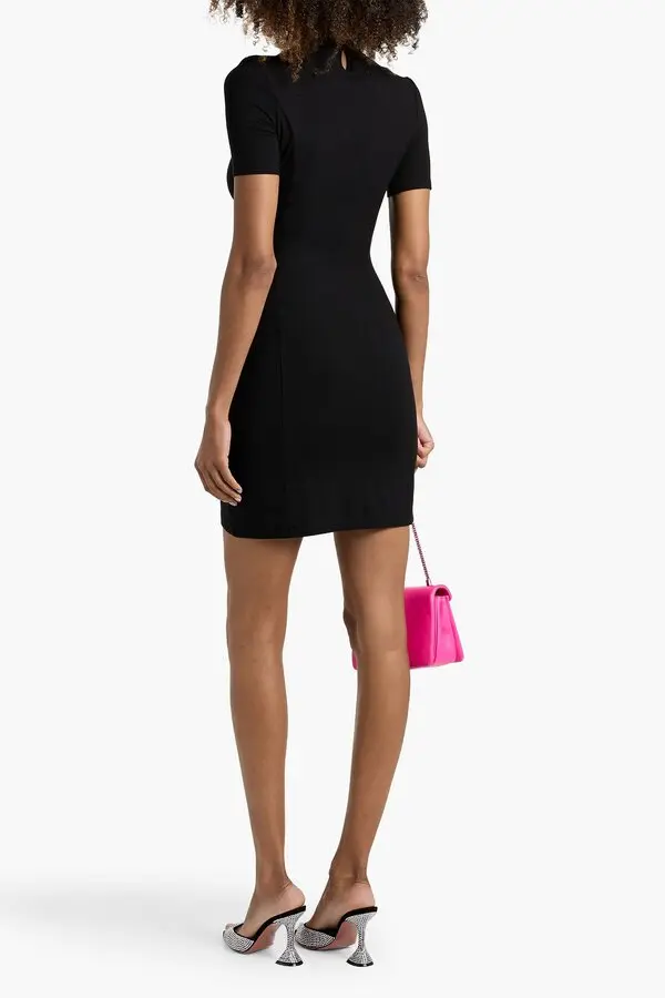 Rabanne Asymmetric Stretchjersey Mini Dress