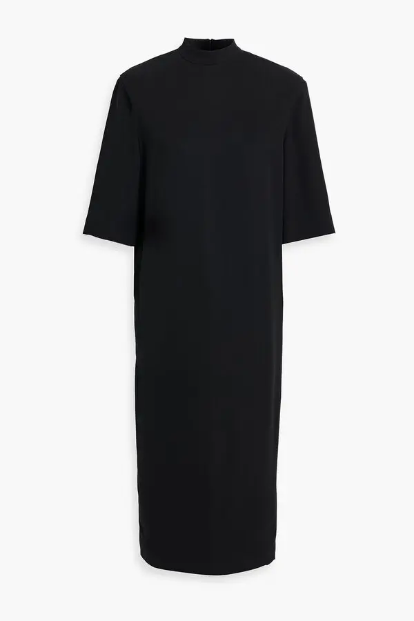 ANINE BING Paulina Crepe Midi Dress - Black