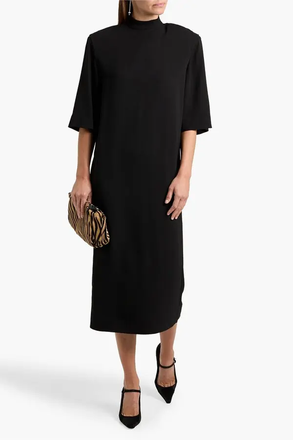 ANINE BING Paulina Crepe Midi Dress