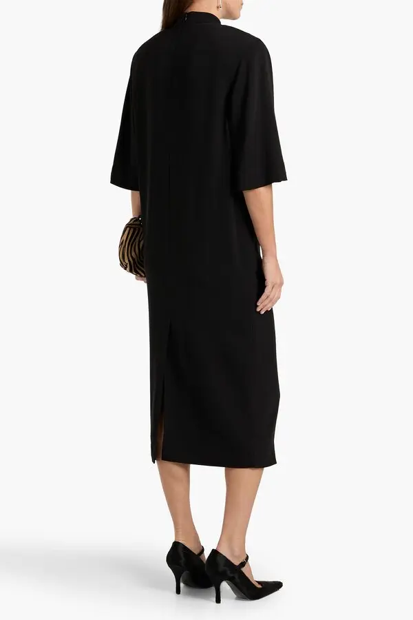 ANINE BING Paulina Crepe Midi Dress