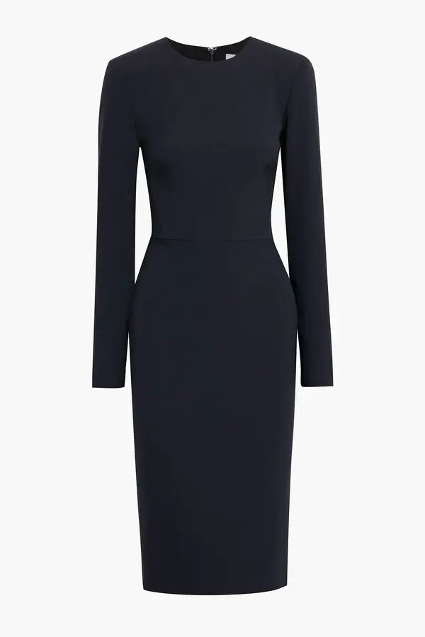 Victoria Beckham Crepe Midi Dress