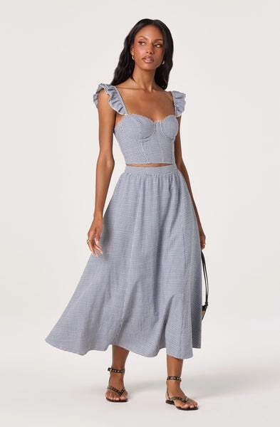 Astr The Label Wedelia Corset-lace Bustier Top