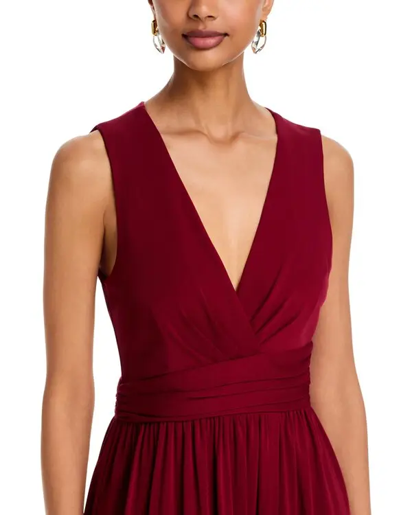 Aqua Sleeveless Twist Jersey Maxi Dress