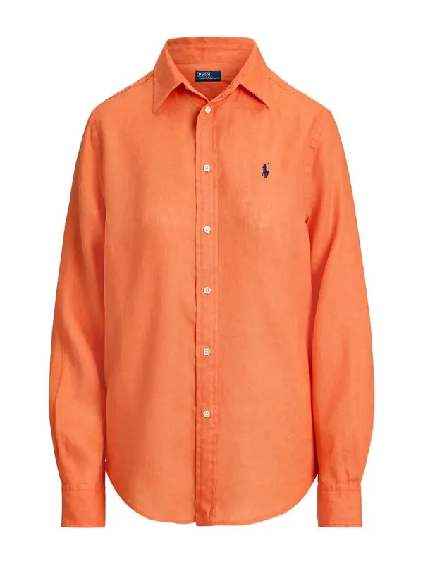 Ralph Lauren Linen Mini Dress - Orange
