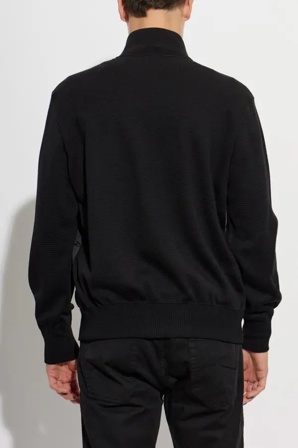 Paul & Shark Cardigan With Quilted Front