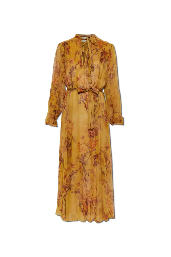 FORTE_FORTE Dress With A Botanical Motif